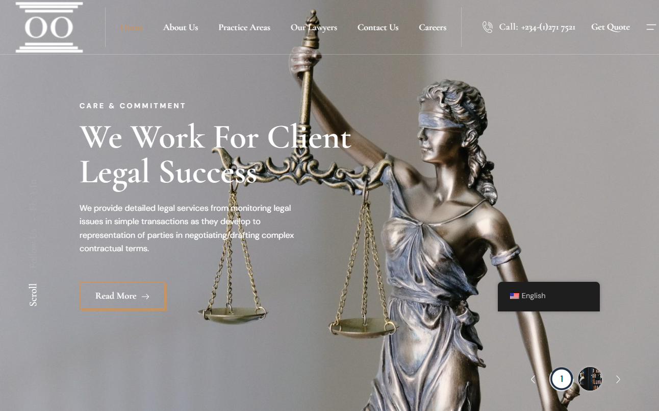 Contact Us - Olayinka Olajuwon & Co